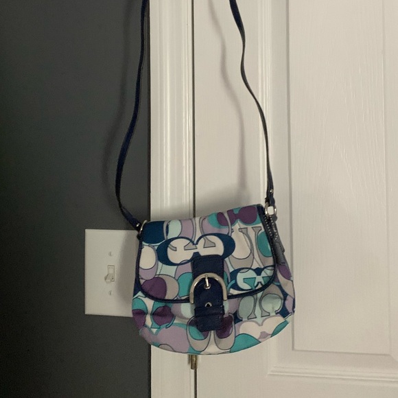 Coach | Bags | Coach Cross Body Bag With Beautiful Colors | Poshmark